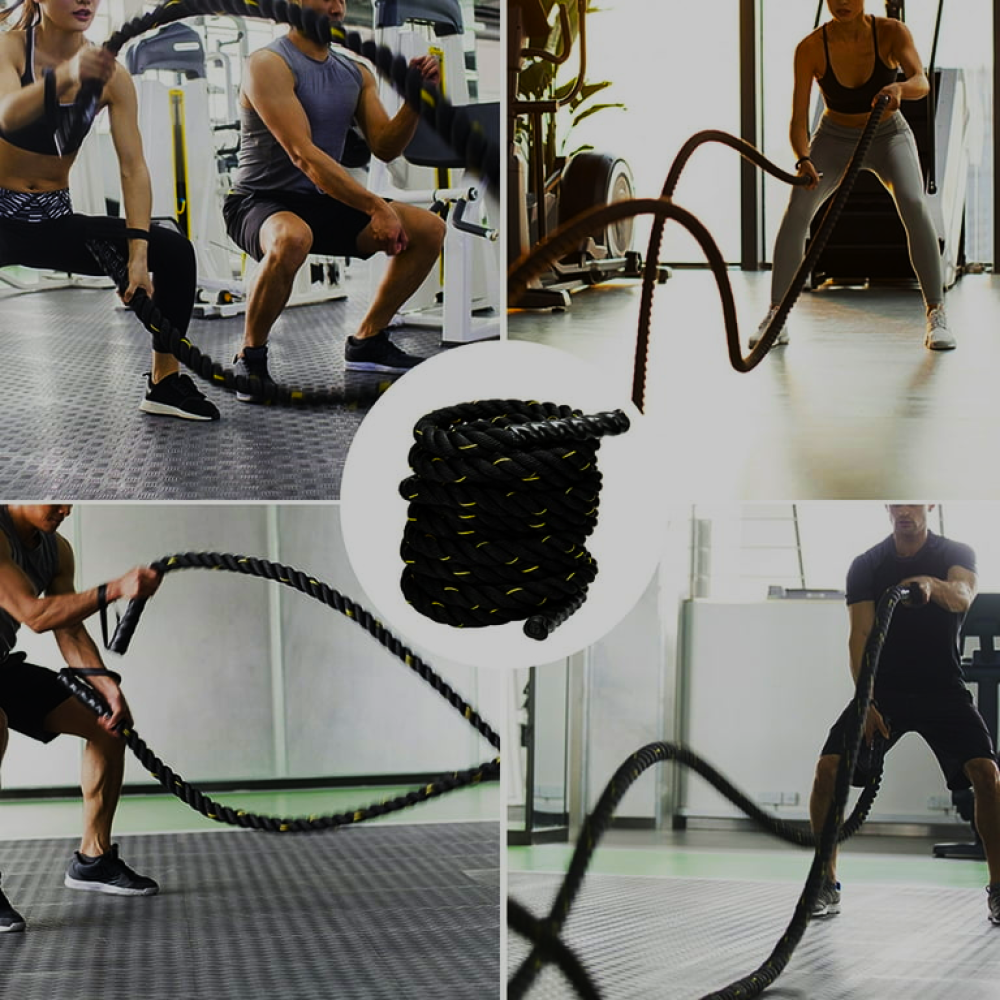 Battle Ropes ( Commercial Grade ) - Home Gym Equipments