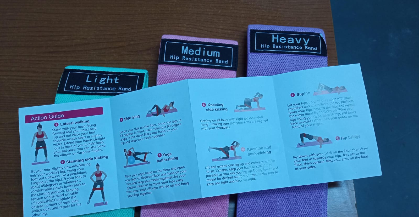 Hip Resistance Band Set - Home Gym Equipments