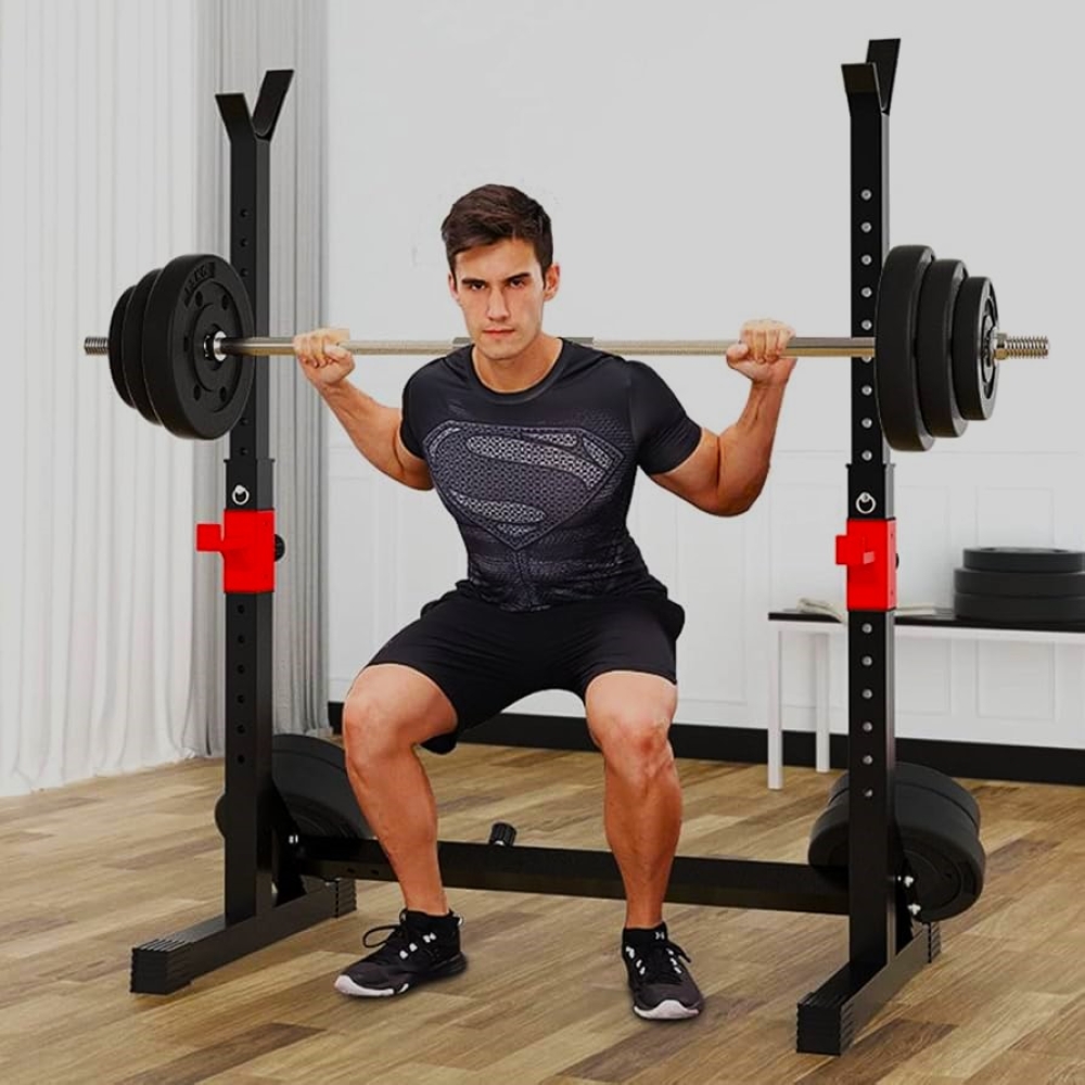 Adjustable Squat & Bench Rack - Home Gym Equipments