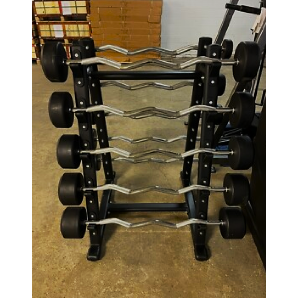 EZ Curl Fixed Barbell Weights - Home Gym Equipments